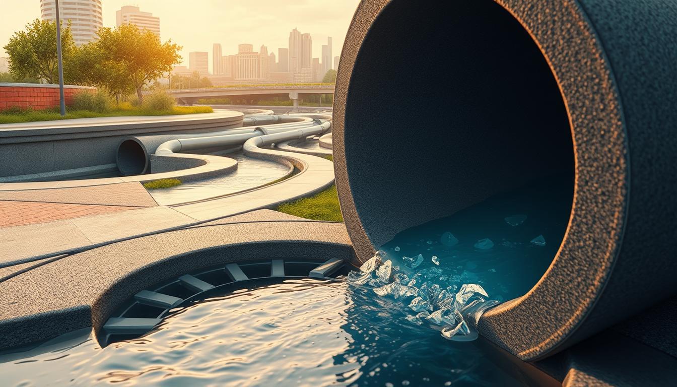 How does a storm drainage system work?