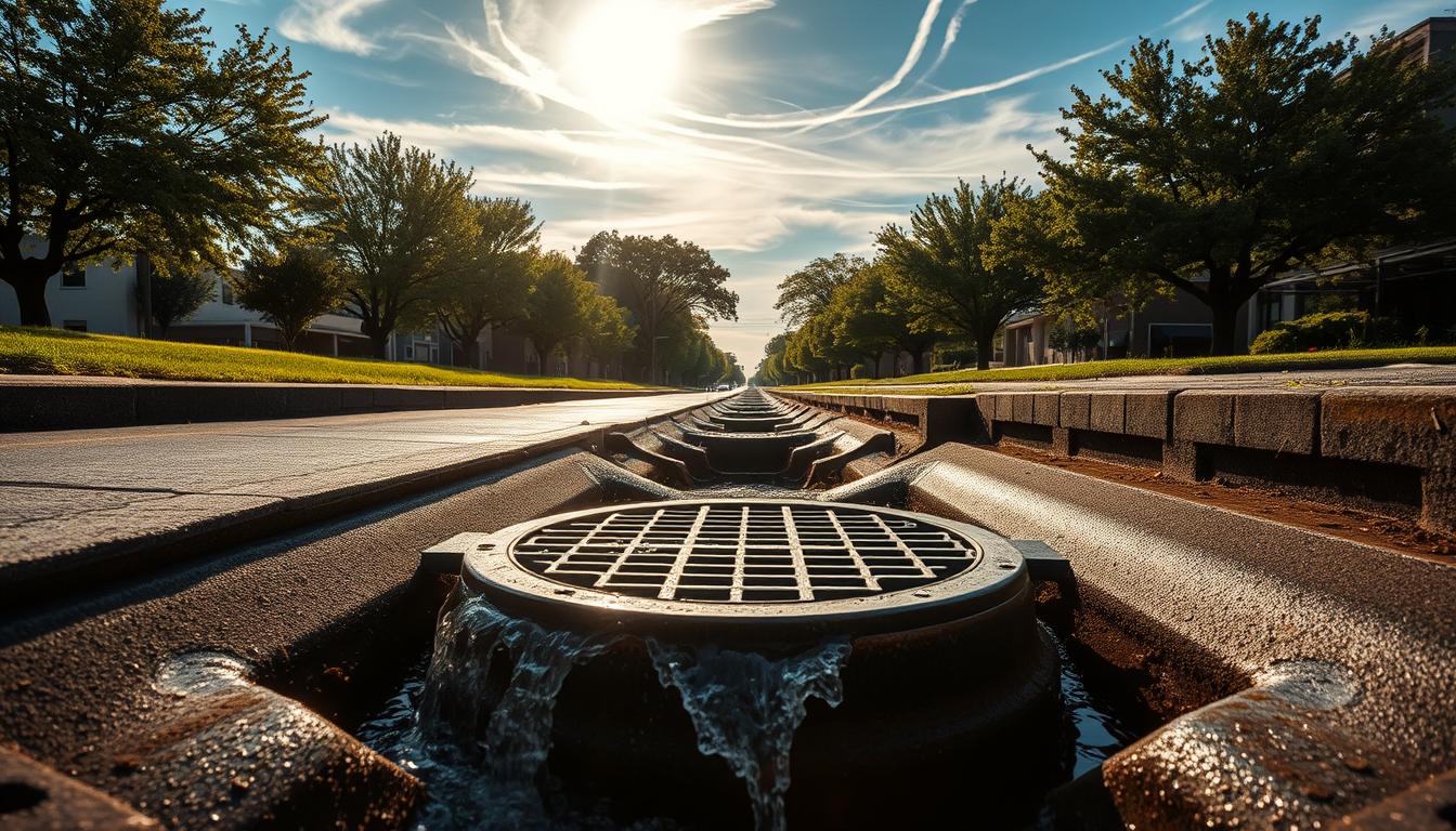 How does a storm drainage system work?